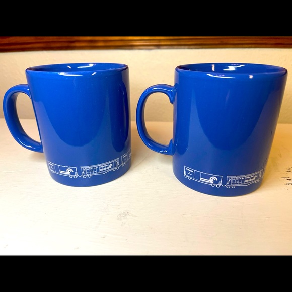 Coloroll Kilncraft | Dining | Vintage Collectible Conrail Blue Train ...